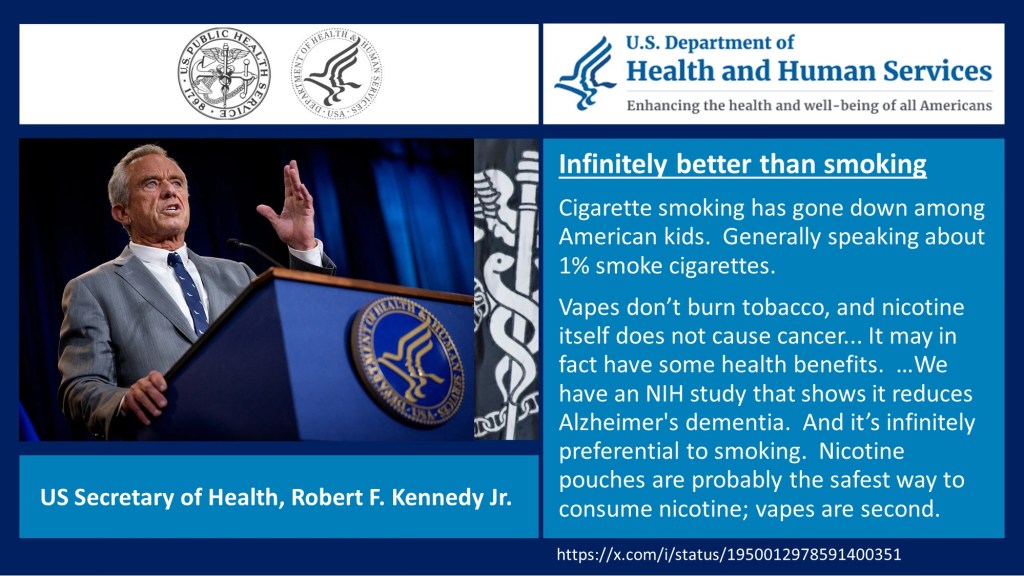 RFK Jr strongly endorses tobacco industry harm reduction argument for ...